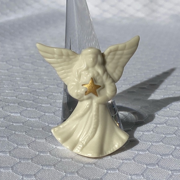 Lenox | Jewelry | Lenox Angel Cream Tone Ceramic Brooch Pin | Poshmark